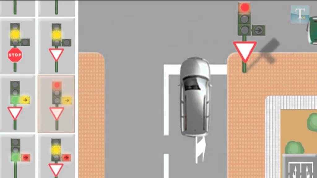 Autoescuela Online Tribuna - Semáforos intermitentes - YouTube