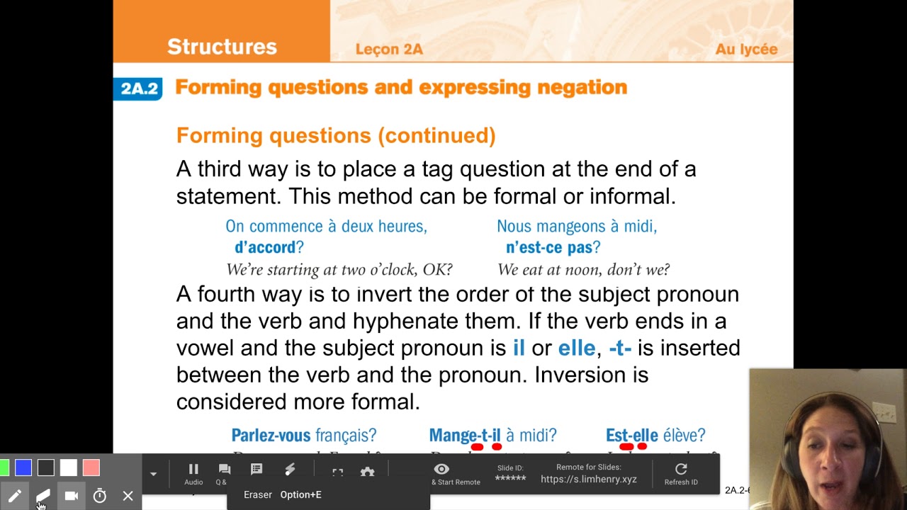 NOTES Questions and negation - Google Slides - YouTube