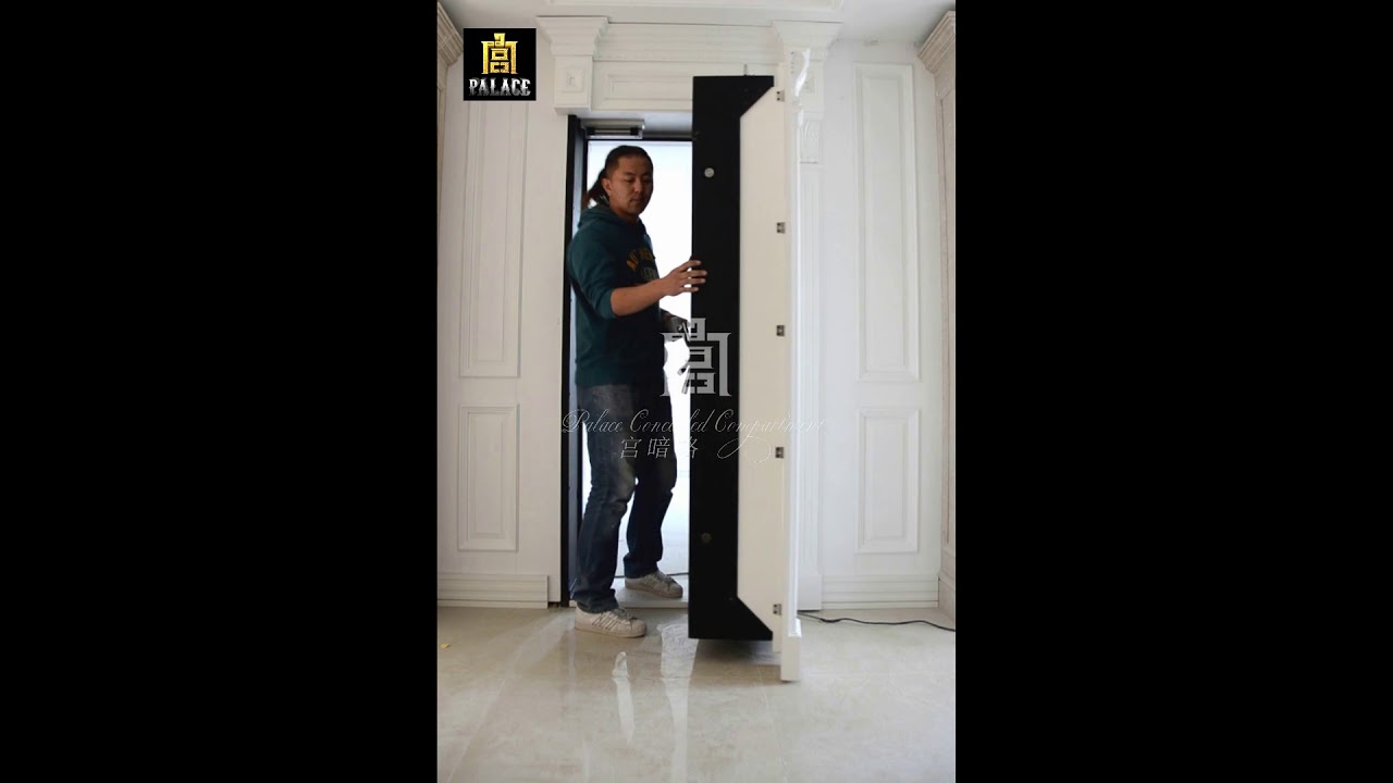 Hidden Door ｜XZ-002 Bookcase Rotating Hidden Door｜XZ-002 书柜旋转密室门--隠しドア ...