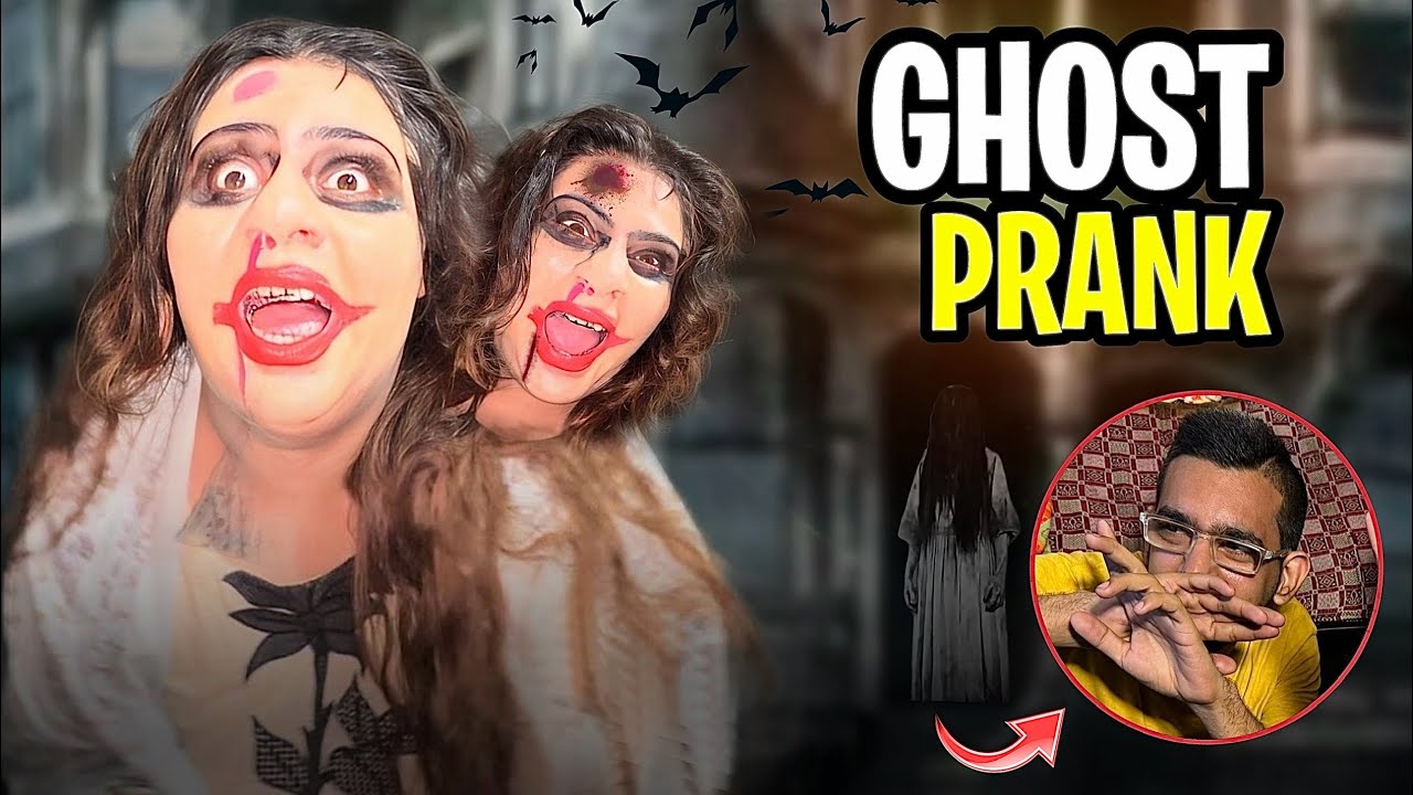 Ghost Prank | Fahad Hamad Ko Dara Diya | Horor prank vlog | Amara with ...