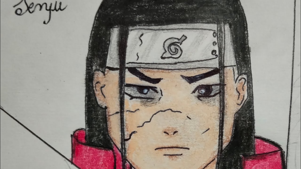 How to draw Hashirama Senju ️/Anime Drawing/#shorts #anime # ...