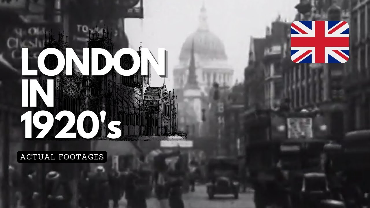 LONDON in 1920's | ACTUAL FOOTAGE! - YouTube
