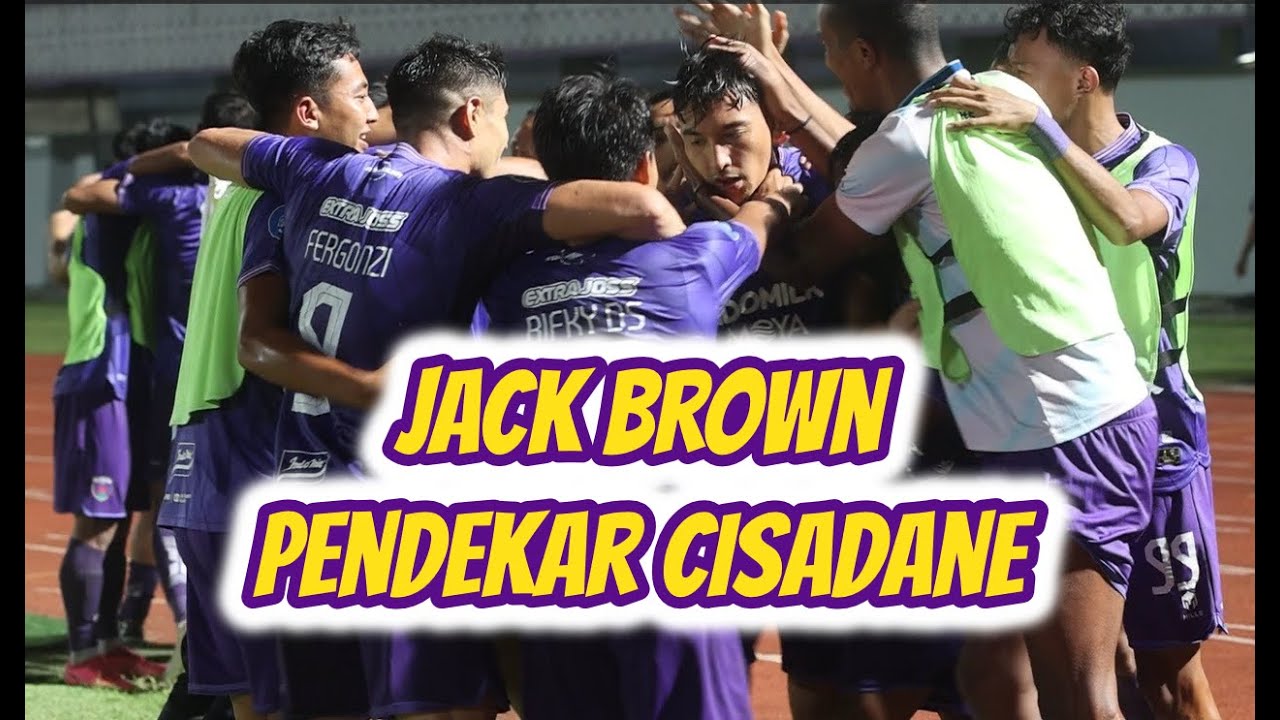 Emosional, Jack Brown Bawa Persita Jauhi Zona Degradasi Liga 1 - YouTube