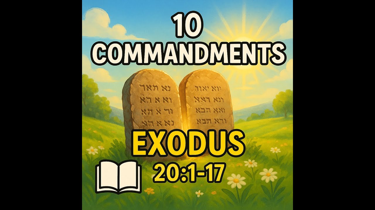 Exodus 20 1-17: The 10 Commandments | Bible Memory Song - YouTube