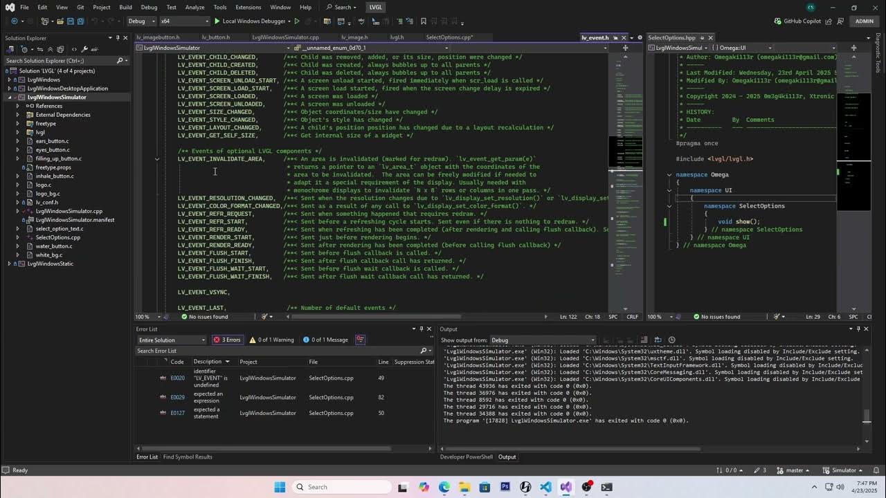 Code with me | Creating a LVGL UI in Visual Studio Simulator | C++ ...