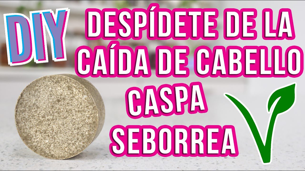 Shampoo SÓlido Diy Contra La Caspa Caida De Cabello Y Seborrea