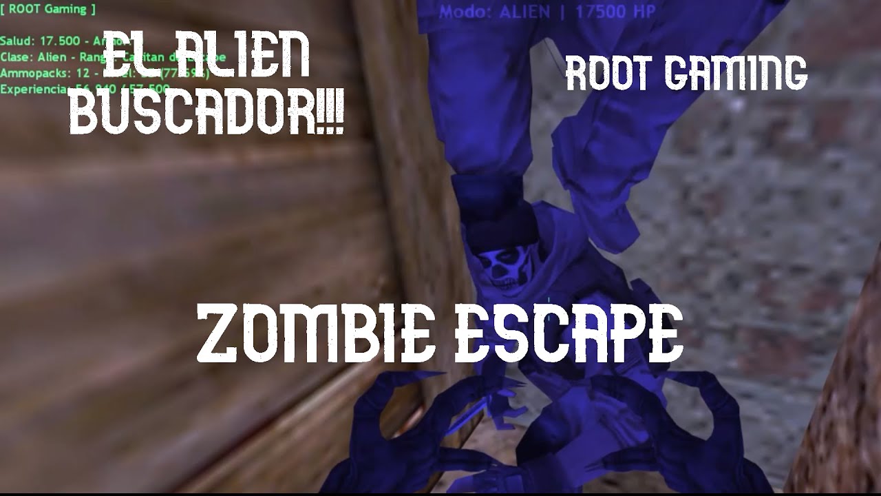 EL ALIEN BUSCADOR!! , ESCONDITE #3 | ROOT GAMING ZOMBIE ESCAPE - YouTube