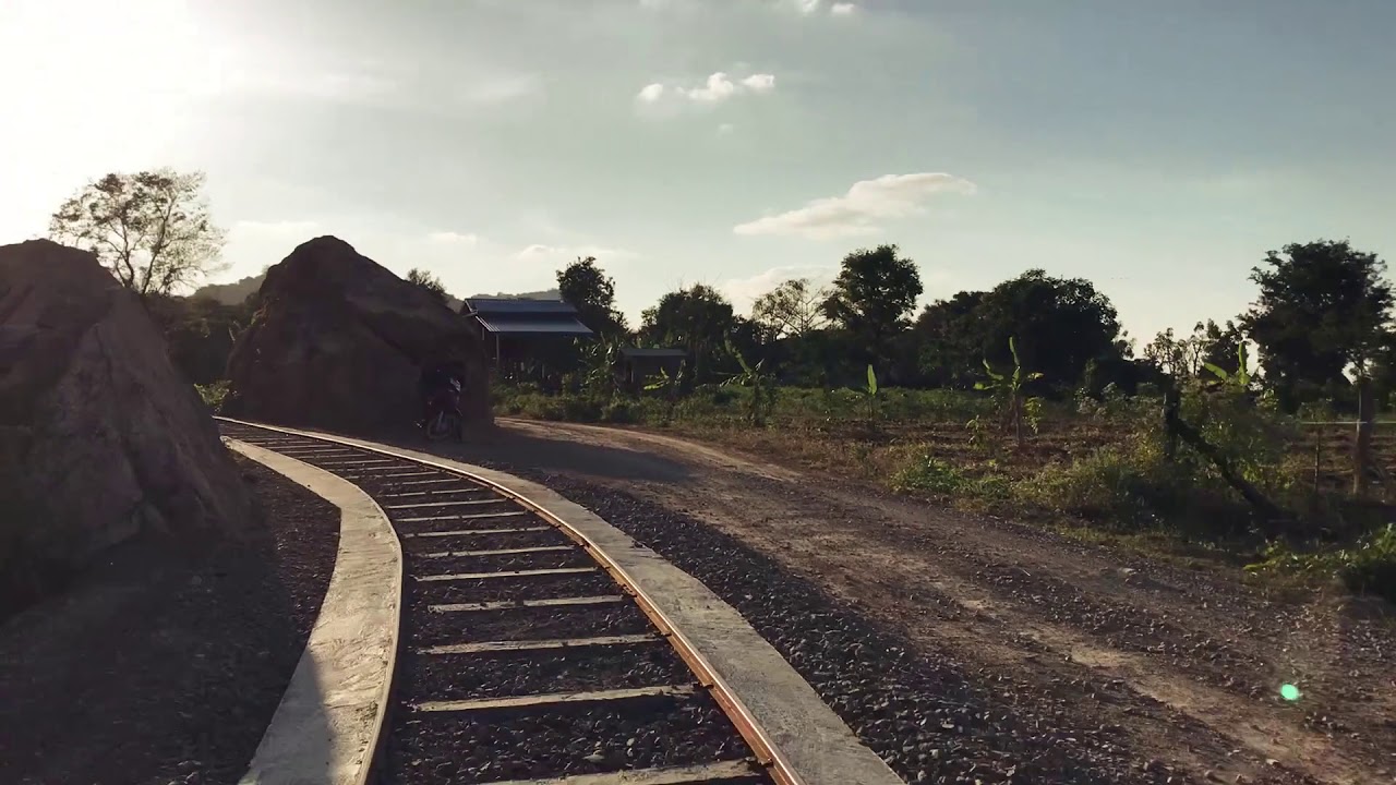 Fun ahead with the Battambang New "Lory" Bamboo Train! - YouTube
