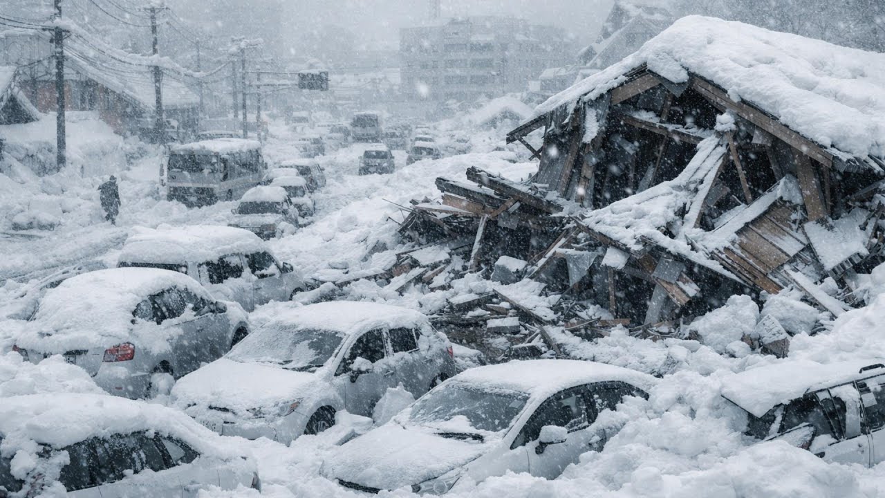 Japan Hit by Blizzard! Dozens Dead, Buildings Collapsed, and Cities ...