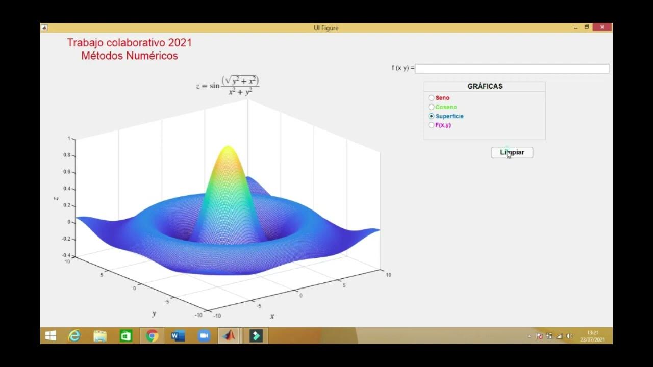 Como graficar funciones en App Designer (MATLAB) - YouTube