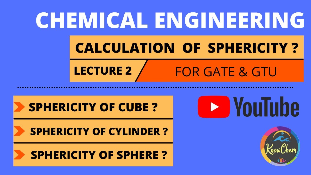 Calculation of Sphericity | Sphericity of Cube | Sphericity of Cylinder ...