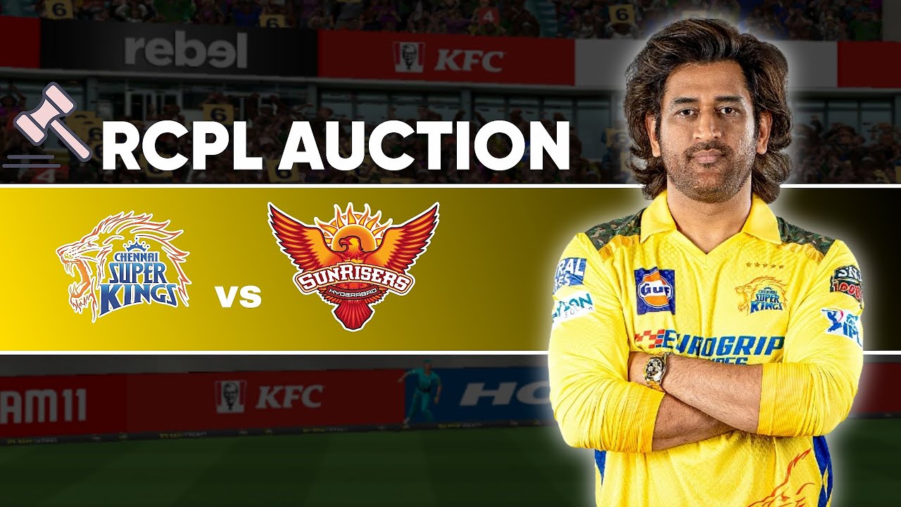 LIVE | CSK vs RR | MATCH NO -03 | RCPL AUCTION | GAME CHANGER 5 ...