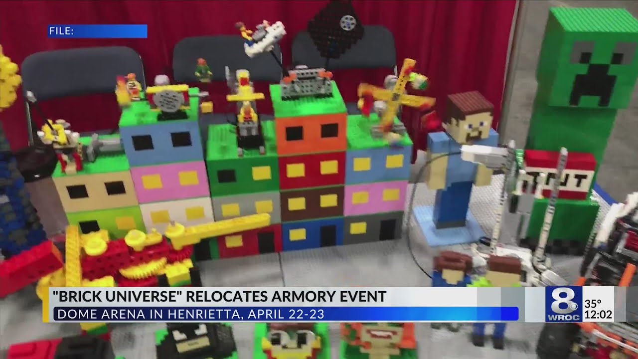 BrickUniverse LEGO event moves from Armory, to Dome Arena - YouTube
