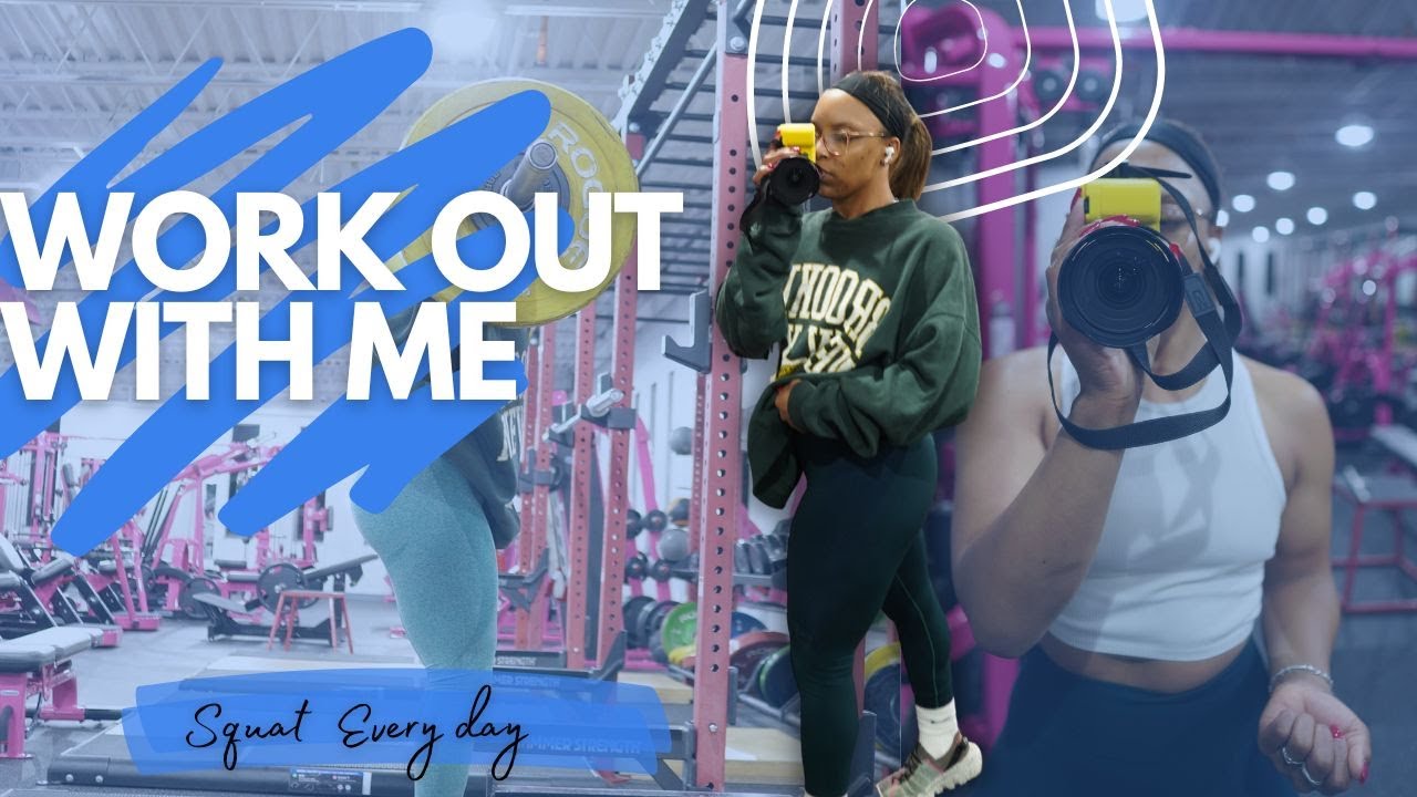 WORKOUT WITH ME: SQUATS AND UPPER BODY TRAINING FOR STRENGTH - YouTube