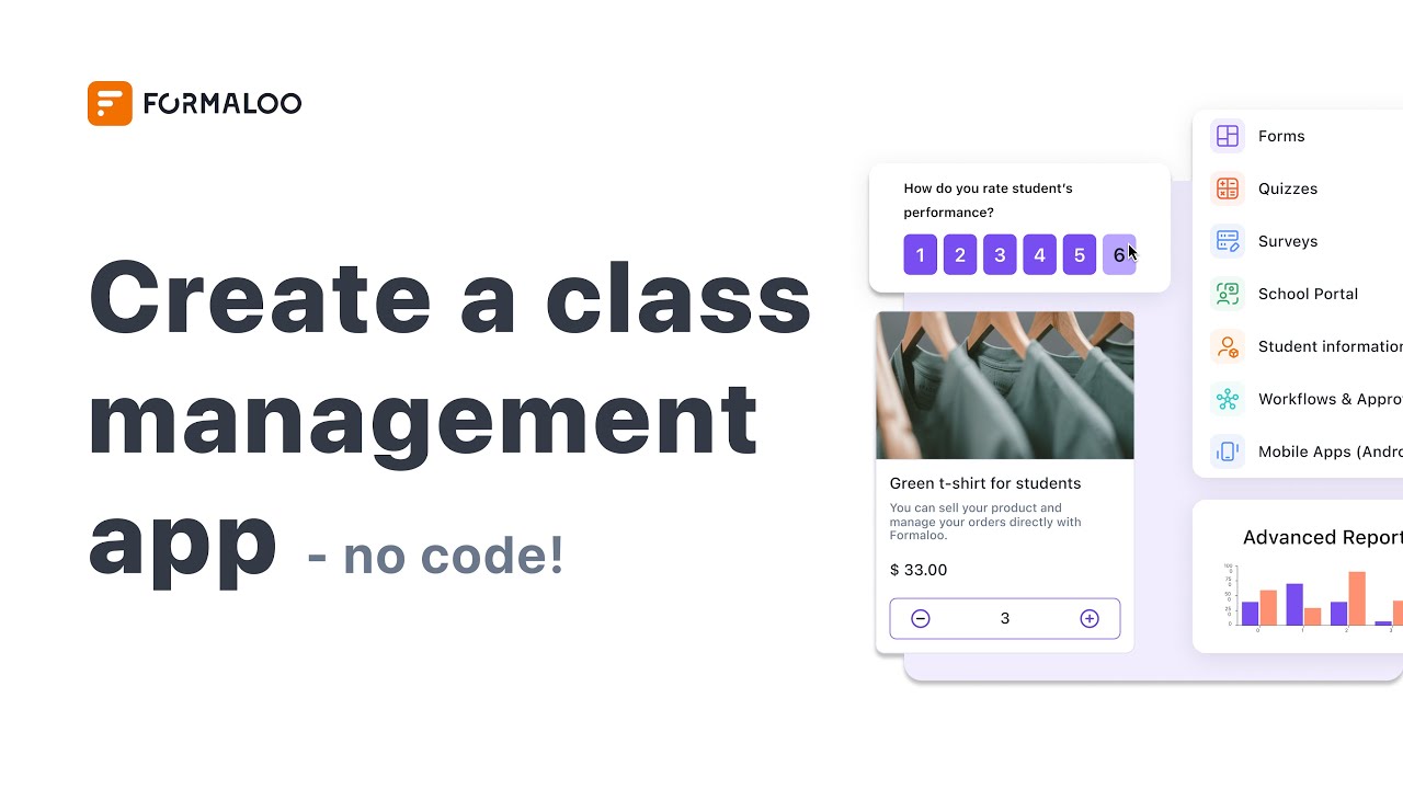 Create a class management app: NO CODE required! - YouTube