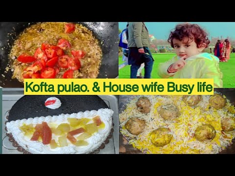 Chicken kofta pulao recipe by food fine | besy mom vlog | kitchen with ...