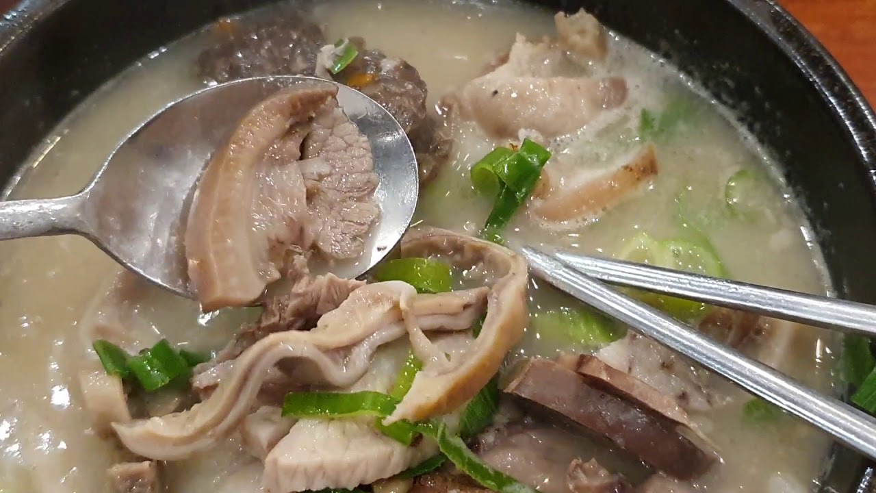 Delicious Soon Dae Guk (Blood Sausage Soup) from Teolbo, Auckland, New ...