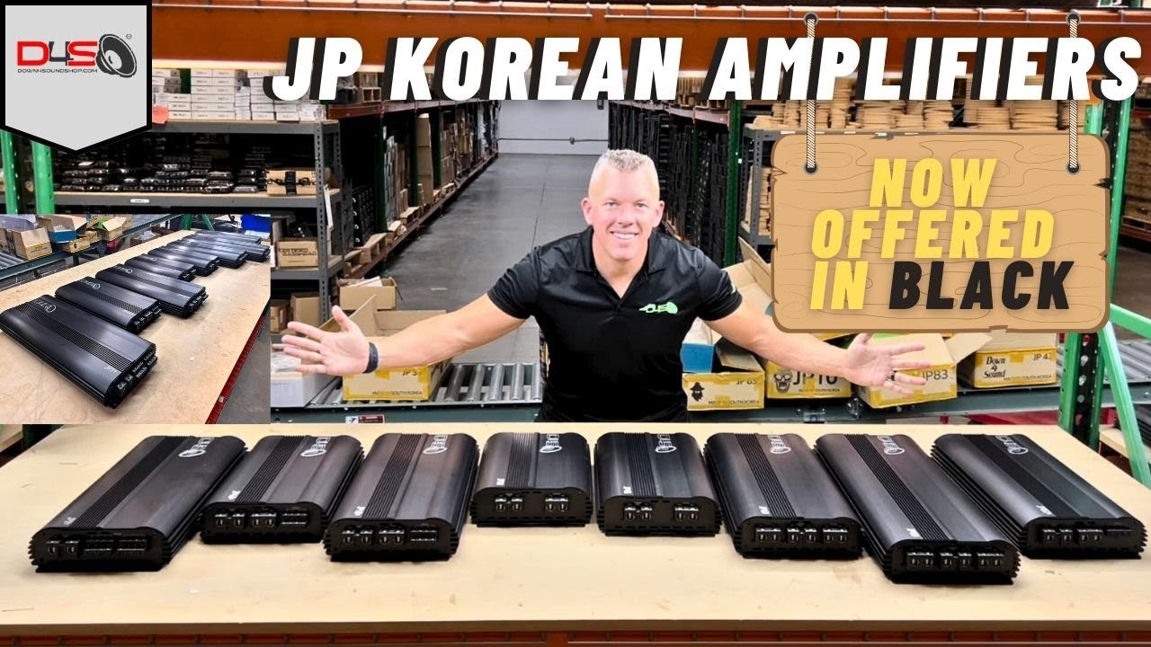 JP KOREAN AMPLIFIERS NOW AVAILABLE IN BLACK! - YouTube