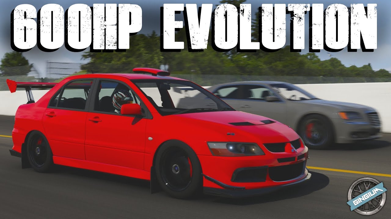 AWD POWER!! - 2004 Mitsubishi EVO VIII MR || 600HP DRAG BUILD || Forza ...