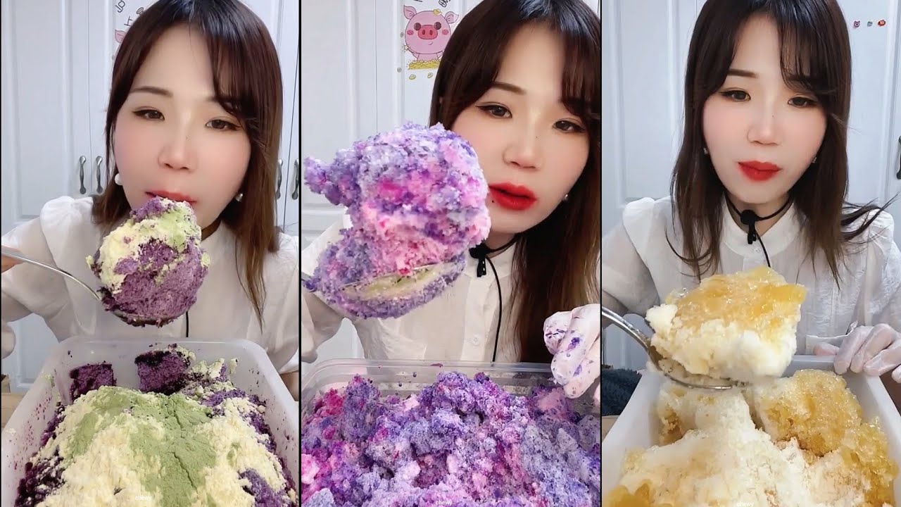 her soft ice eating asmr finishing her ice - YouTube