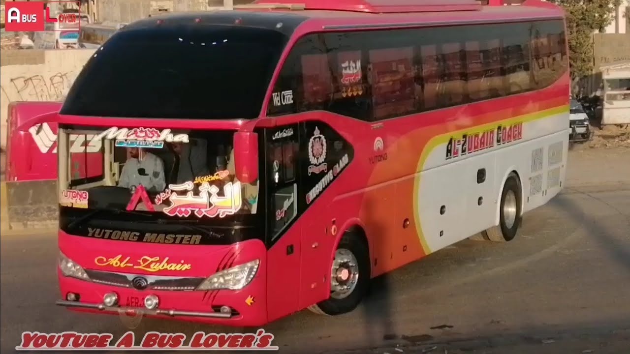 Departures From Turbat Karachi Gawadar Bus || Pakistani Buses || A Bus ...