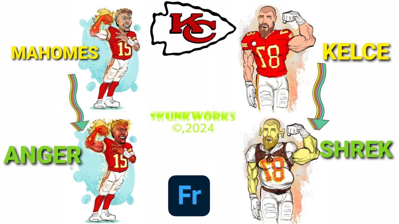 Watch PATRICK MAHOMES as a Pixar Emotion & TRAVIS KELCE as Shrek! - YouTube