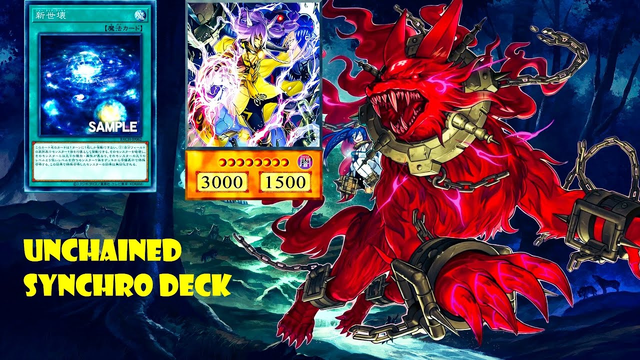 (YGOPRO)Unchained Synchro deck,New Clear World,Battle of Chaos ...