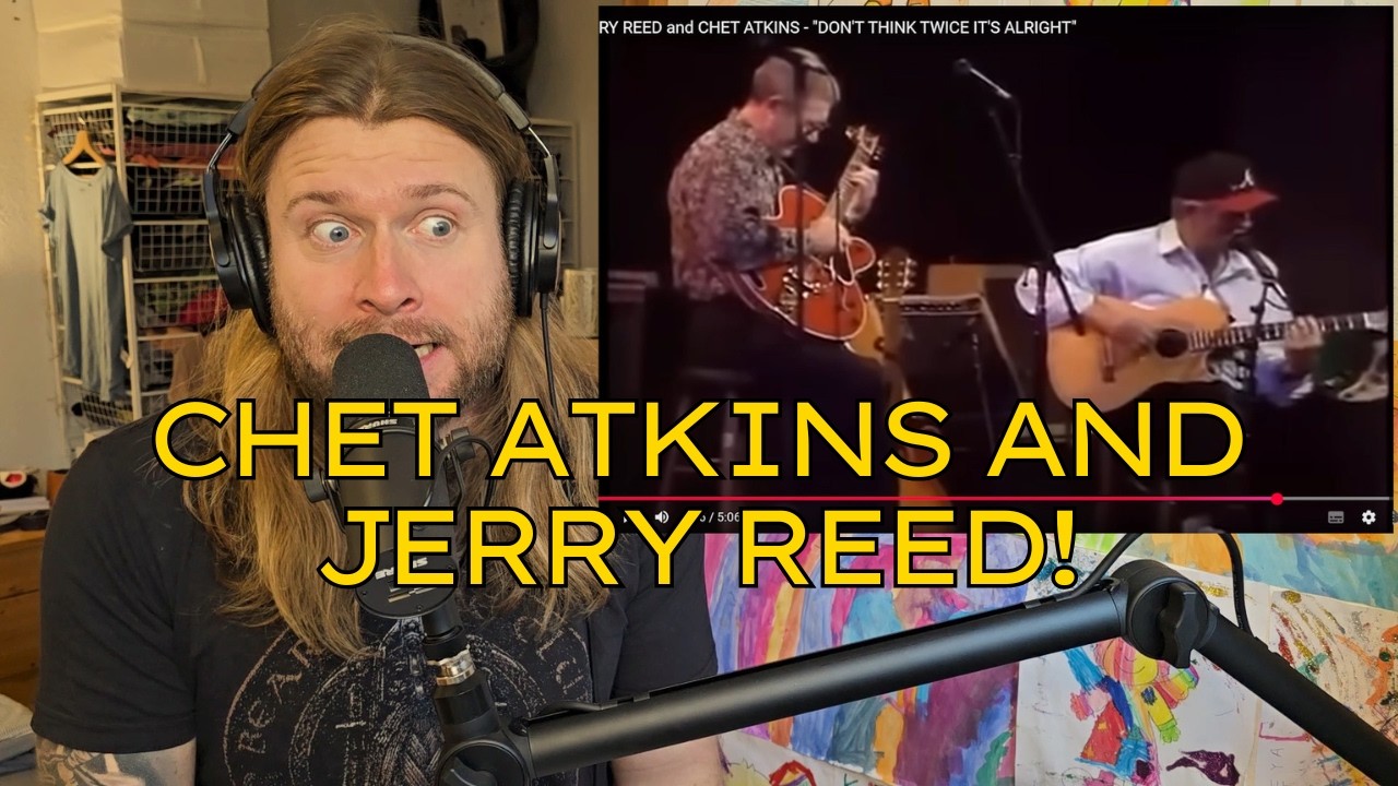 Reacting to CHET ATKINS and JERRY REED playing together - madness ...