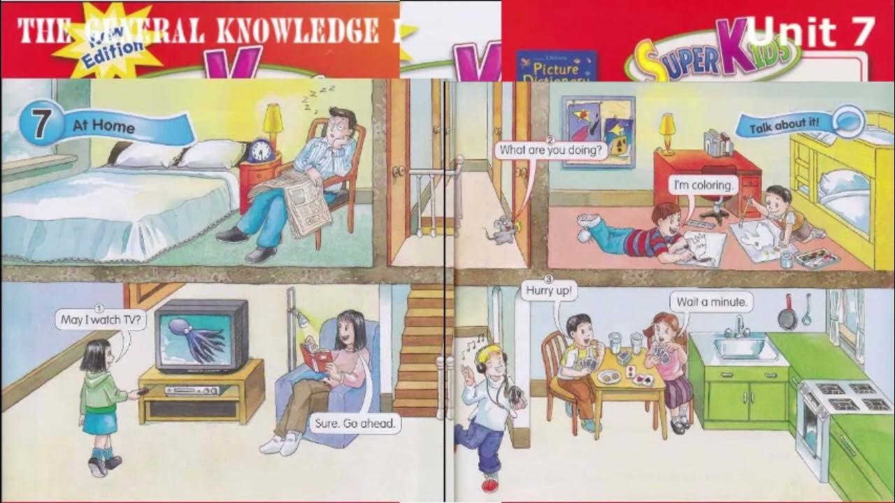 Super Kids 1 New Edition Student's Book Unit 7 At Home - YouTube