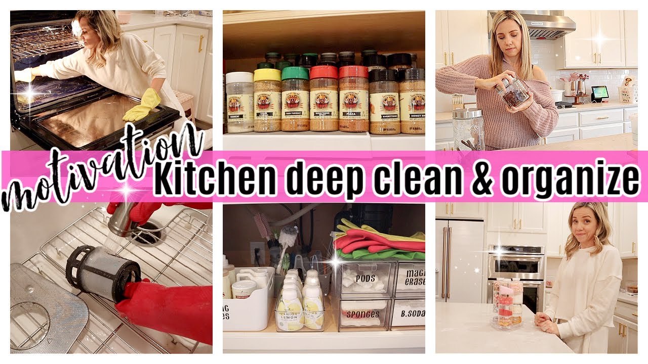 *NEW* KITCHEN DEEP CLEAN DECLUTTER ORGANIZE // ULTIMATE MOTIVATION TIFFANI BEASTON HOMEMAKING ...