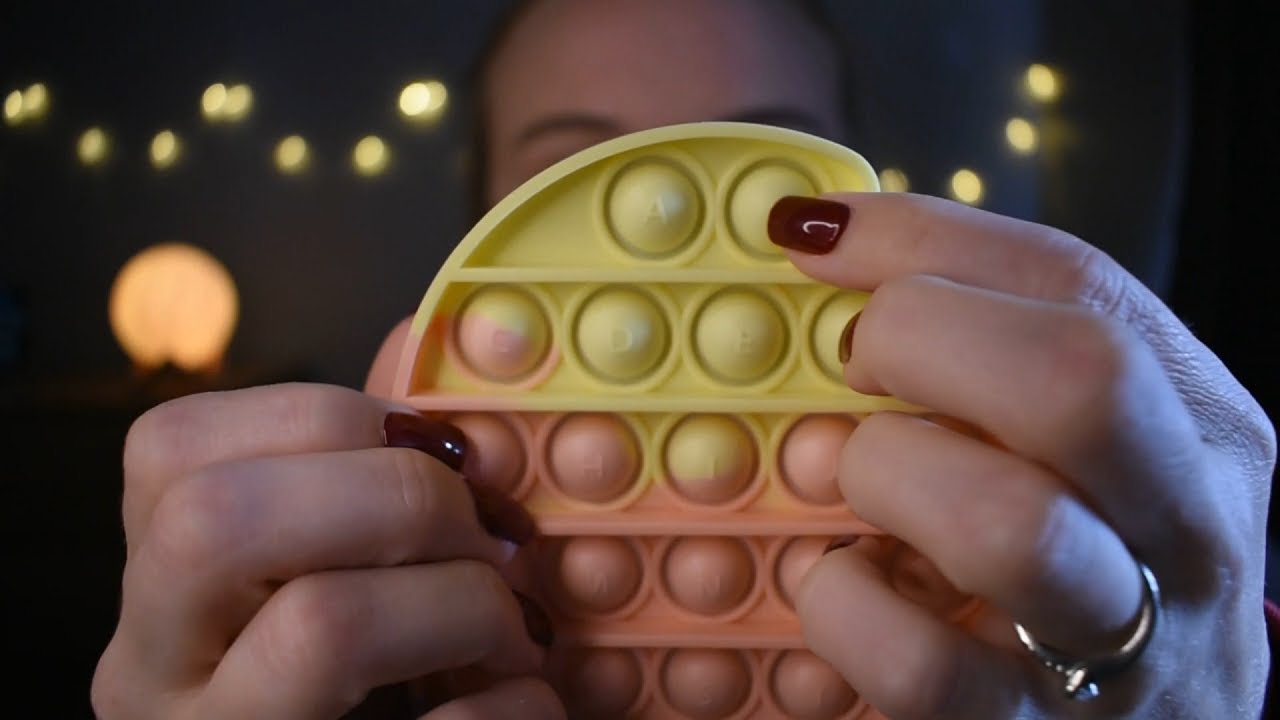 ASMR Fidget Popper | Bubble Popper | Sensory Toy with Tapping, Popping ...