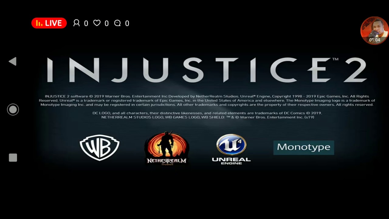 Injustice 2 mobile testando app - YouTube
