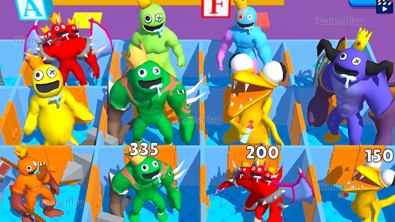Maze Monster Rainbow, Maze Monster Rainbow Friends, Merge Rainbow ...