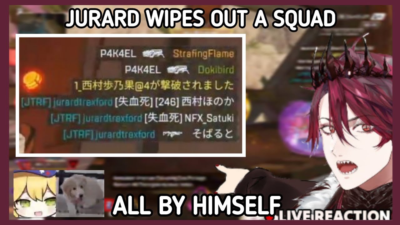 Jurard 1v3 A Squad In Apex 【Jurard T. Rexford | holoARMIS】 - YouTube