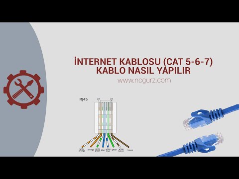 İnternet Kablosu Nasıl Yapılır ? Renk Dizilimi Nedir ? Kablo Nasıl Test Edilir ?🚩🚨🚥