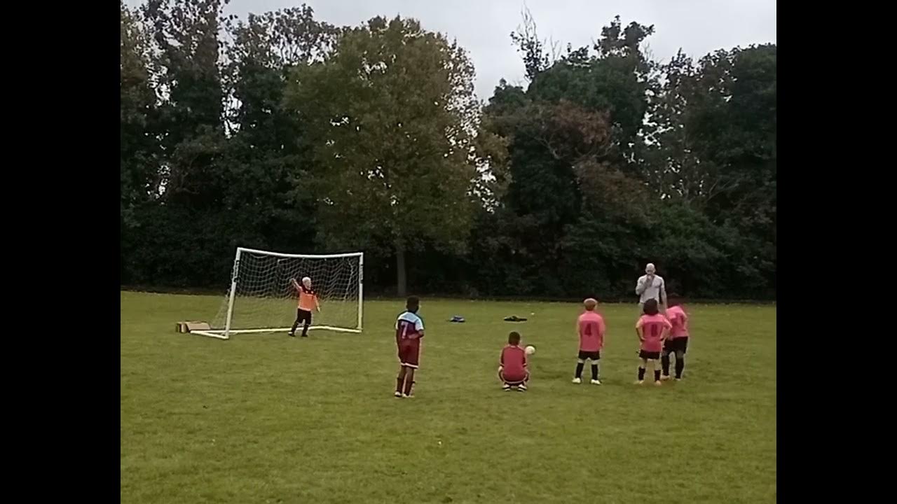 U8 GK Dance to put off PK Taker - YouTube
