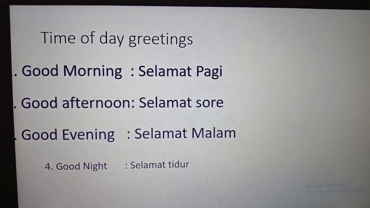 Good morning, grade 1 - YouTube