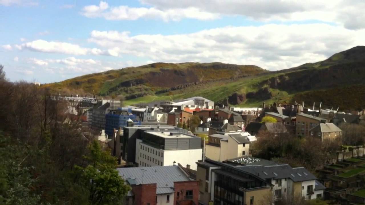 Edinburgh - view from Regent Road - YouTube