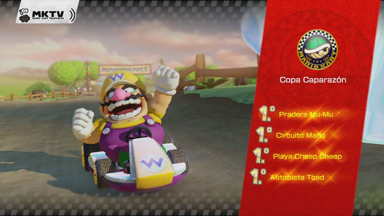 Mario Kart 8 | Copa Caparazón | Wii U - YouTube