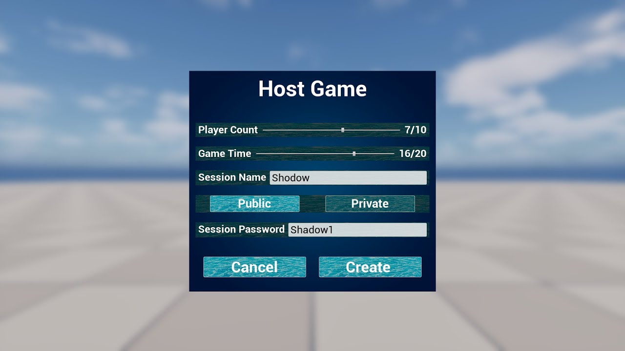 Unreal Engine Multiplayer Lobby System Template - Host & Join ...