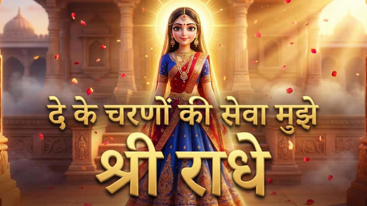 दे के चरणों की सेवा मुझे श्री राधे | Radha Rani Bhajan | De Ke Charno ...