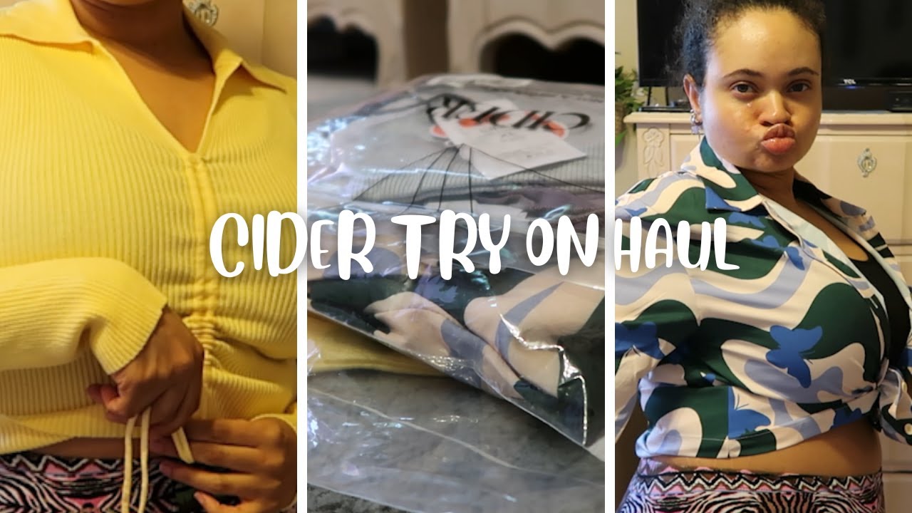 Mini CIDER try on haul...more options for Jackson's tour? - YouTube