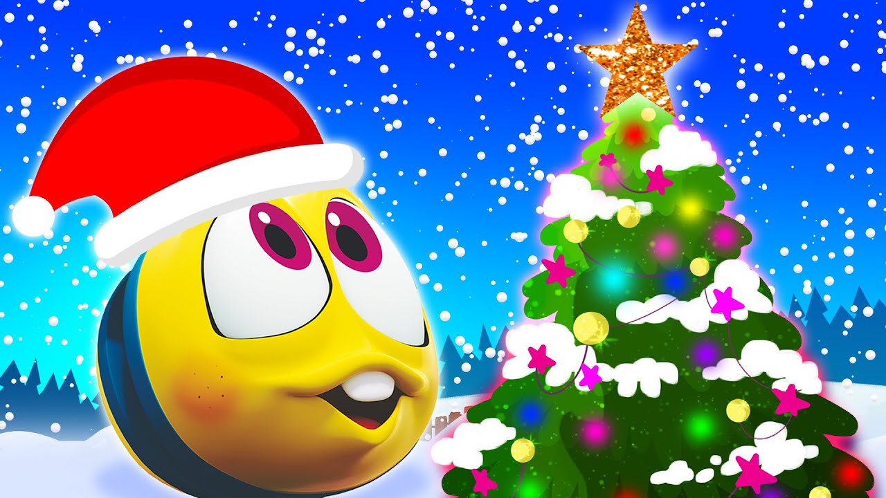 Christmas Starry Night | Funny Cartoons for Kids | Squishy Balls ...