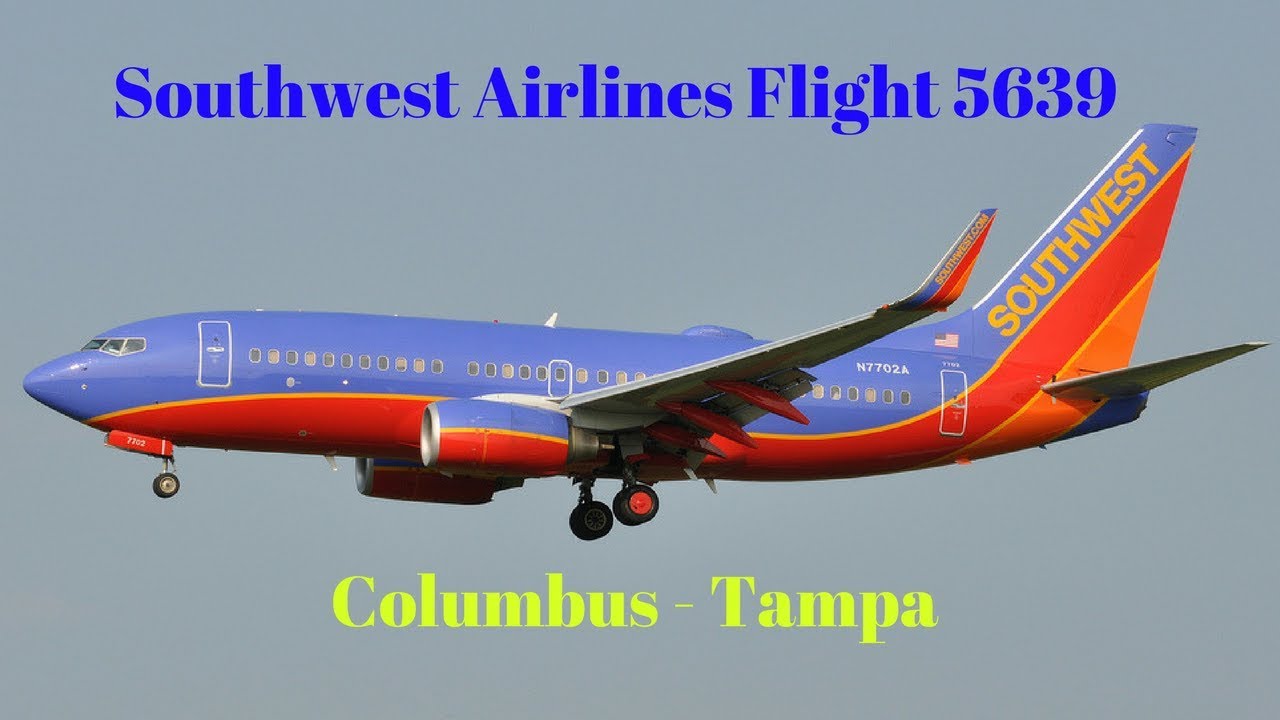 Southwest Airlines Full Flight: Columbus - Tampa - YouTube