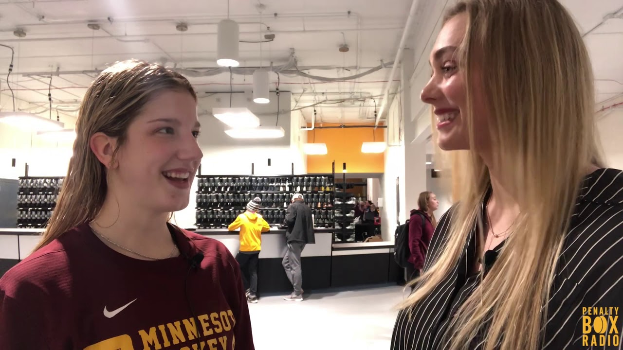 Minnesota post game with Sarah Potomak - YouTube