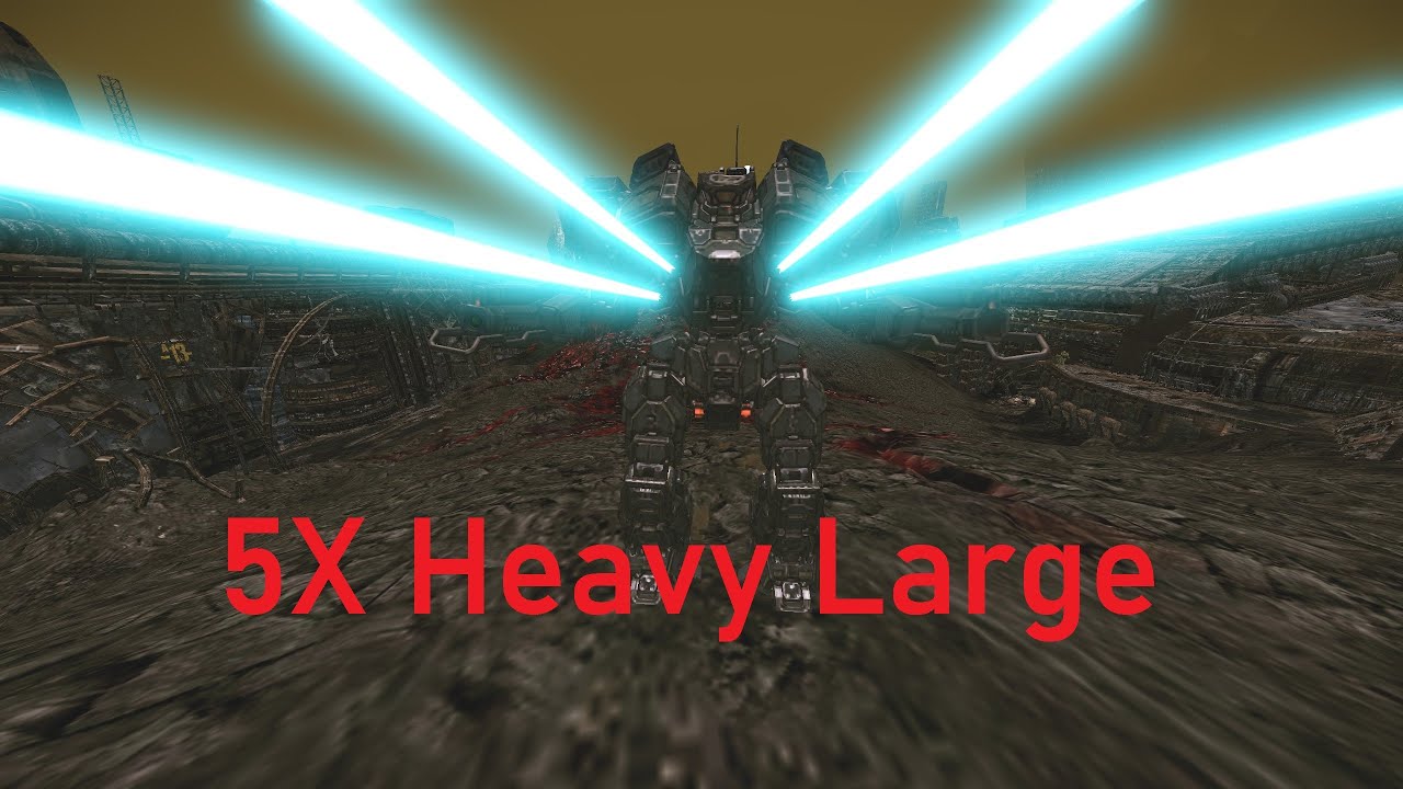 MWO - Five Heavy Large Lasers (#841) - YouTube