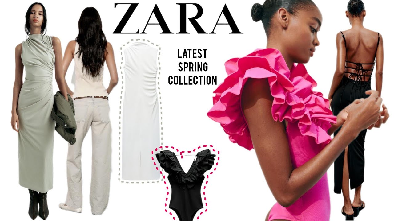 ZARA LATEST WOMEN'S COLLECTION SPRING SUMMER COLLECTION 2024 WITH ...