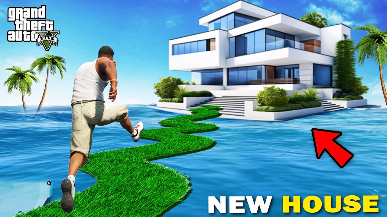 GTA 5 : Franklin Making New Big Ultra Premium Luxury House GTA 5 ...