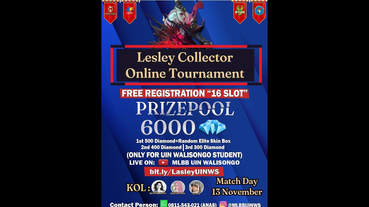 UINWS MLBB Community Lesley Collector 5vs5 Tournament - YouTube