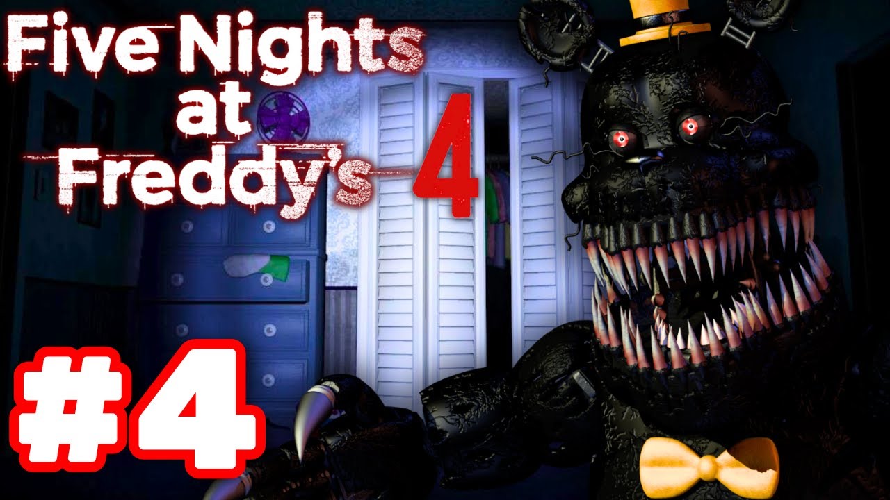 Five Nights at Freddy's 4 - Part 4 - Gameplay - (Night 7) NIGHTMARE ...